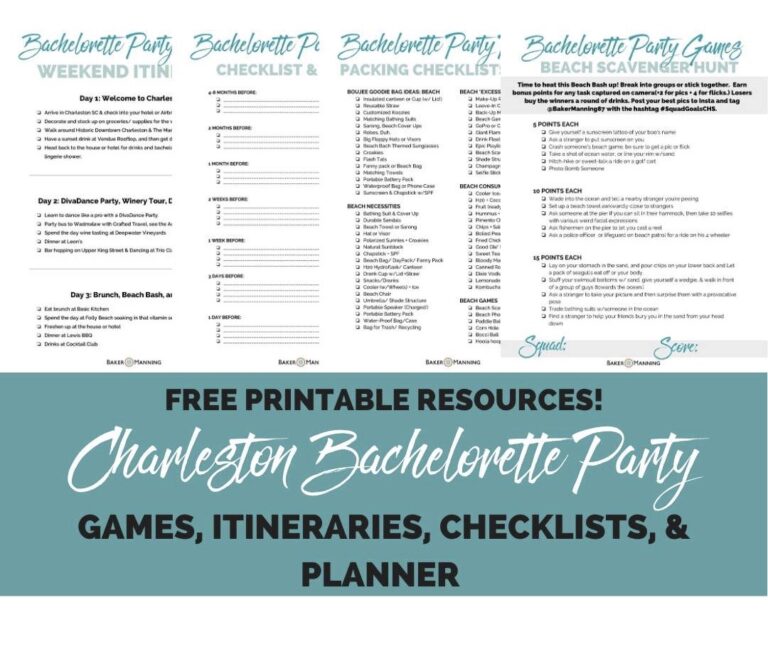 Bachelorette Party Checklist: Ultimate Packing Guide - BakerManning.com